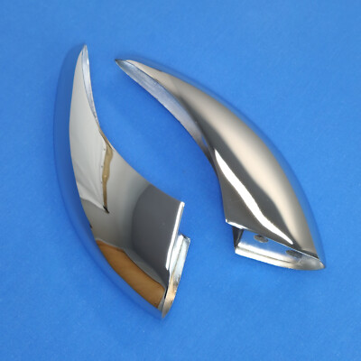 1958-1960 Corvette Rear Lower Bumperettes 3739351 3739352 Re-chromed ...