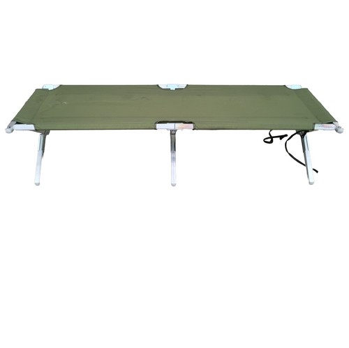 USGI Military Camping Folding Cot Sleeping Bed OD Green | eBay