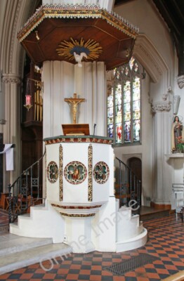 Photo 6x4 St Mary, Clapham Park Road, London SW4 - Pulpit Clapham ...