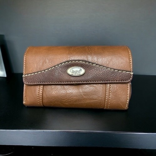 B.o.c wallet brown 8inches x4 1/2 | eBay