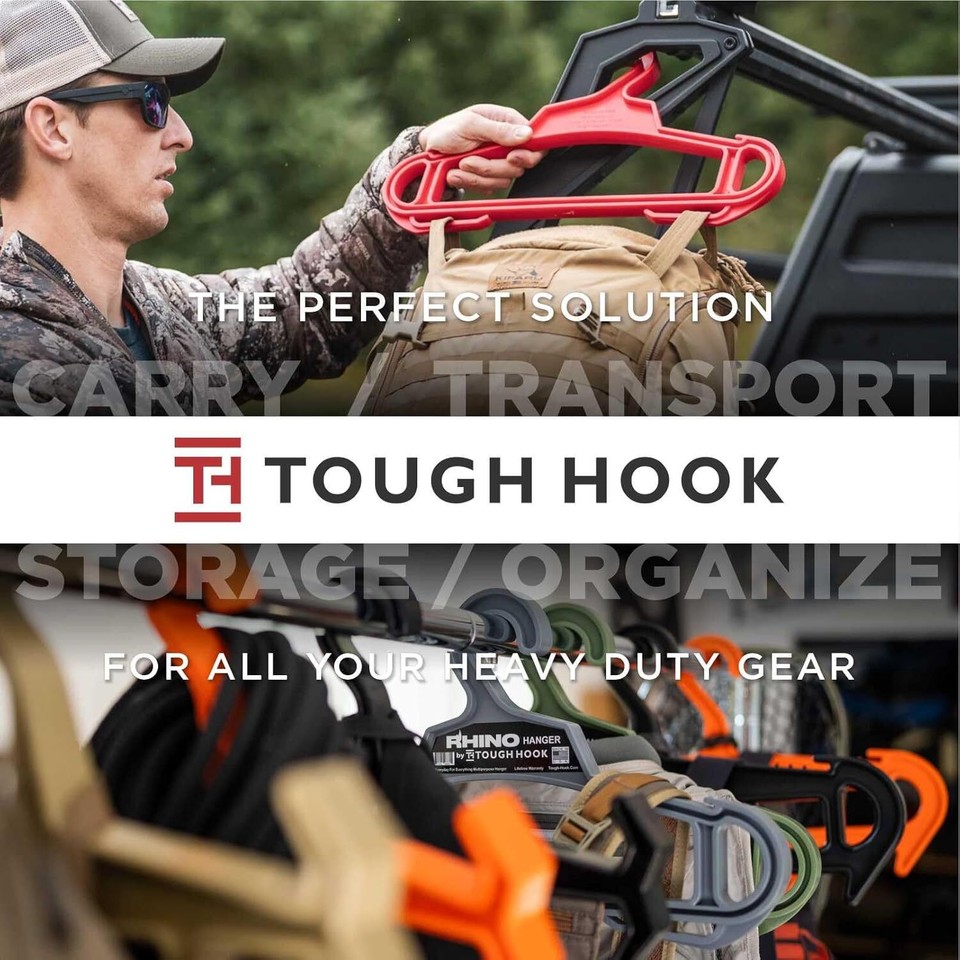 Rhino Tough Hook Heavy Duty Clothes Hangers, Milita ry Grade Coat ...