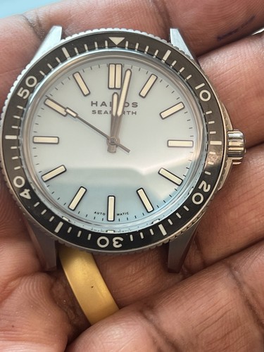 Halios Seaforth Titanium IV Pastel Blue - Diver Bezel - Full Kit | eBay