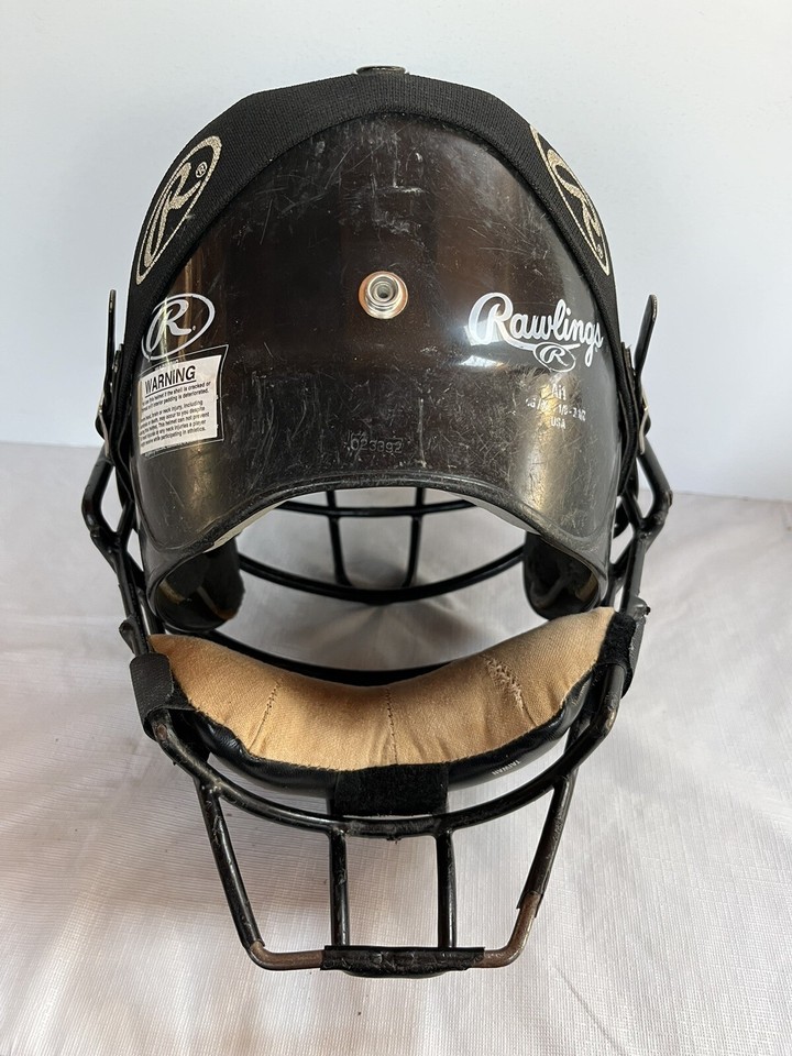 Rawlings Ai1 Baseball Catcher's Helmet, Mask & Mizuno Throat Guard ...