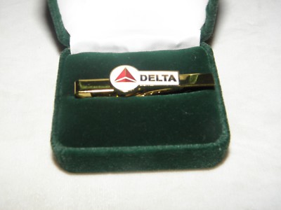 DELTA AIRLINE TIE BAR CLIP TIE CLASP NWA PILOT CHRISTMAS GIFT ...