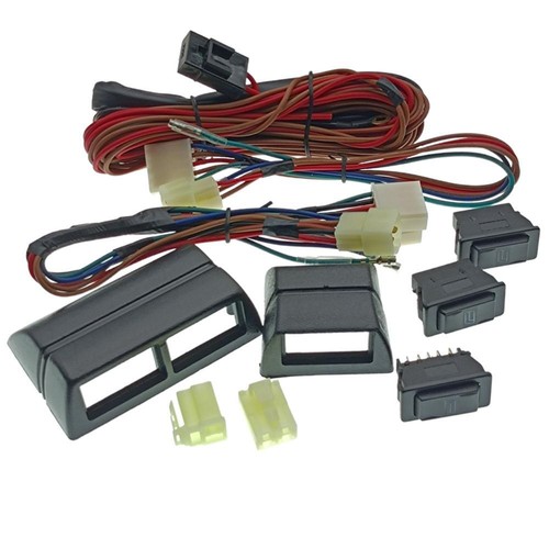12V Universal Car Electric Power Window Switch Kit Wire Harness two ...