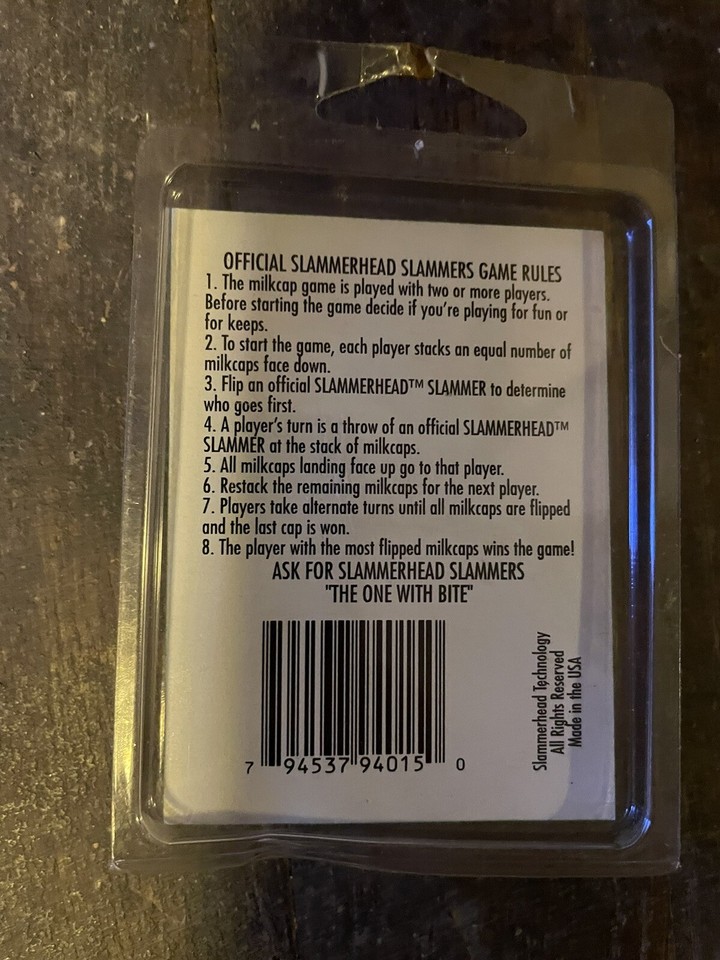 slamtek slammerhead Pogs vintage sealed pack pog milk caps | eBay