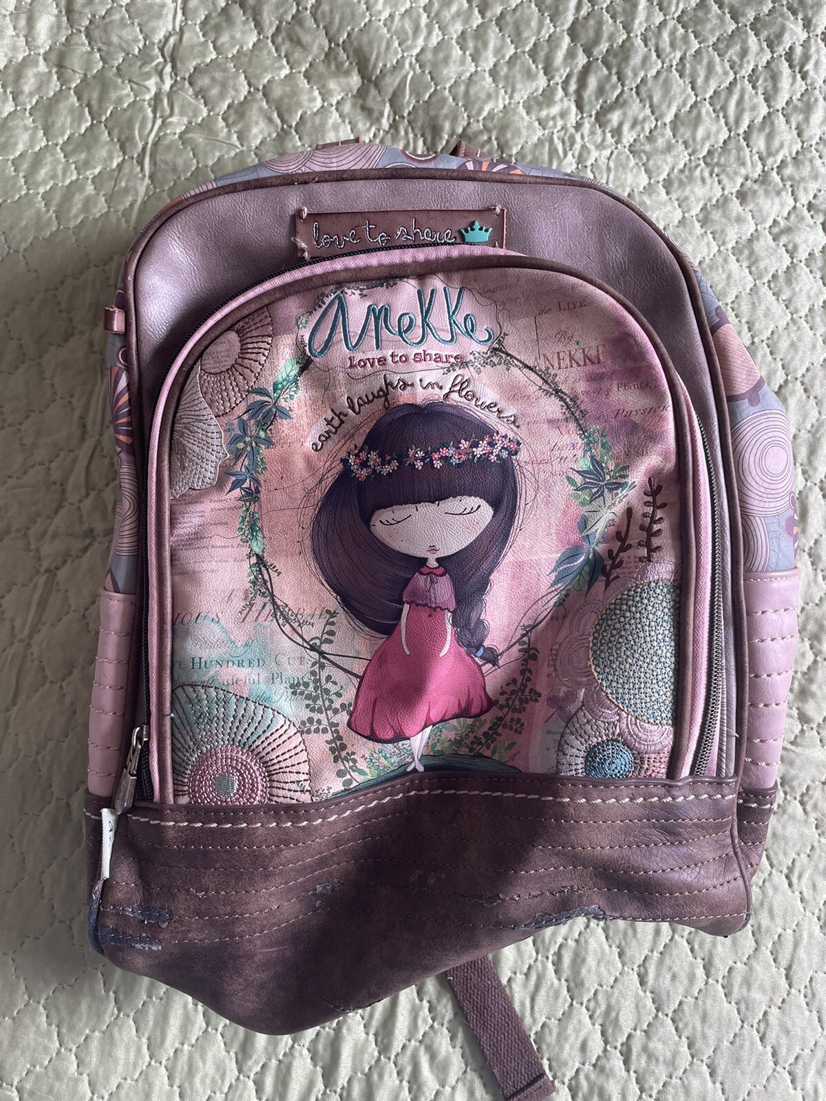 Sany Bags Anekke Backpack - Love to share - Earth lau… - Gem