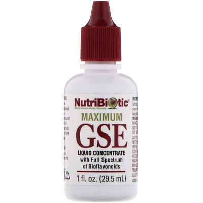 NutriBiotic, Maximum GSE, Liquid Concentrate, 1 fl oz (29.5 ml) | eBay ...