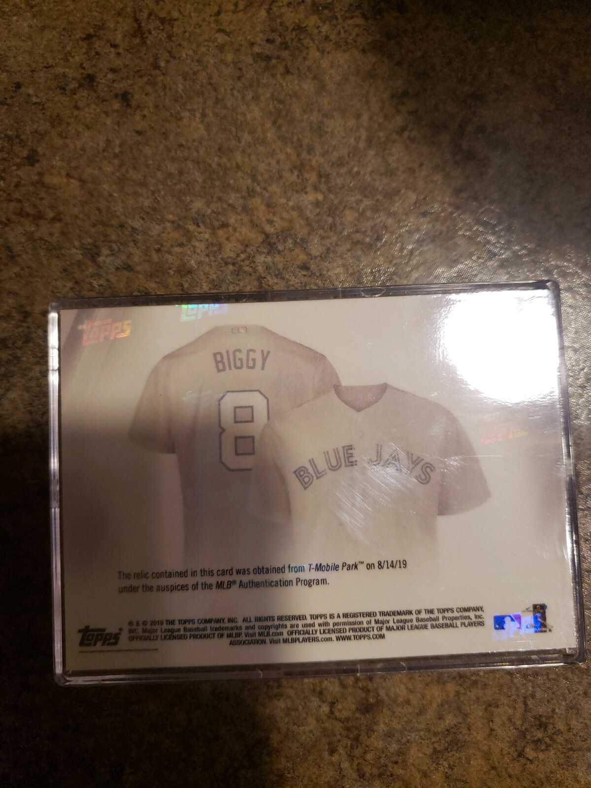 2019 Topps Now Cavan Biggio Players Weekend game warn jersey #47/99. | eBay
