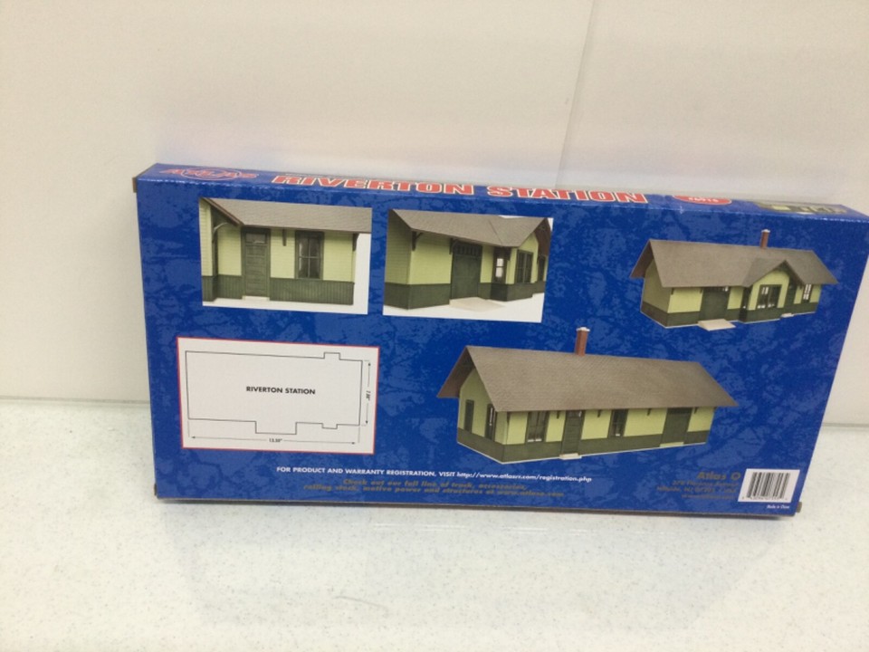 Atlas #6915 Hillside Structure Series Riverton Station Kit O Scale ...