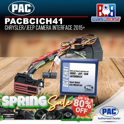 PAC BCICH41 Audio Back-Up to Suit Chrysler/Dodge/Jeep Camera Interface ...