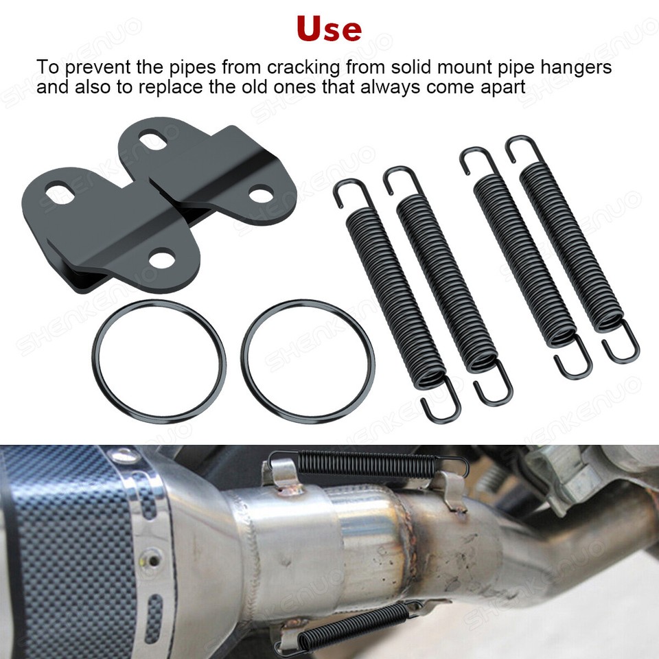 Exhaust Muffler Pipe Springs Stays Mounts Hanger for Yamaha Banshee ...