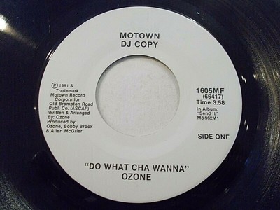 Ozone Do What Cha Wanna 45 1981 Motown Promo Vinyl Record | eBay