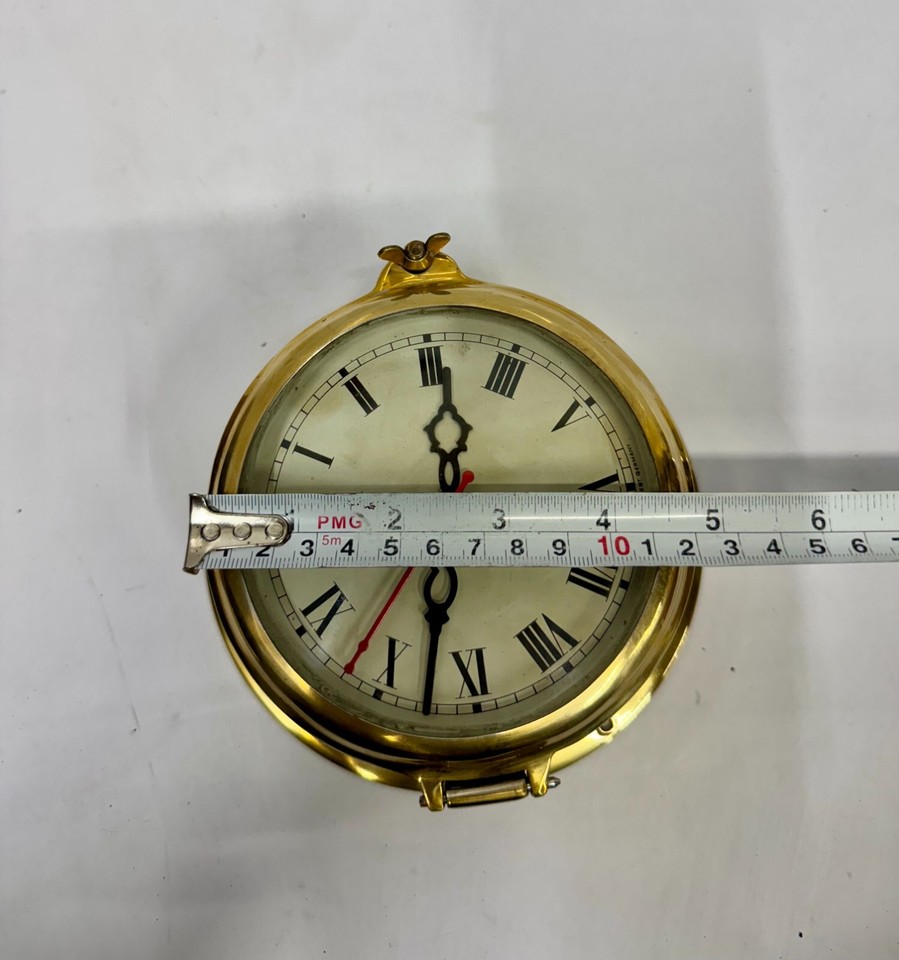 Reclaimed Brass Schatz Submarine Wall Clock – Made in West Germany | eBay