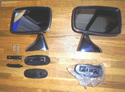 (x2) MG B MGB Midget MINI STAINLESS STEEL DOOR MIRRORS | eBay
