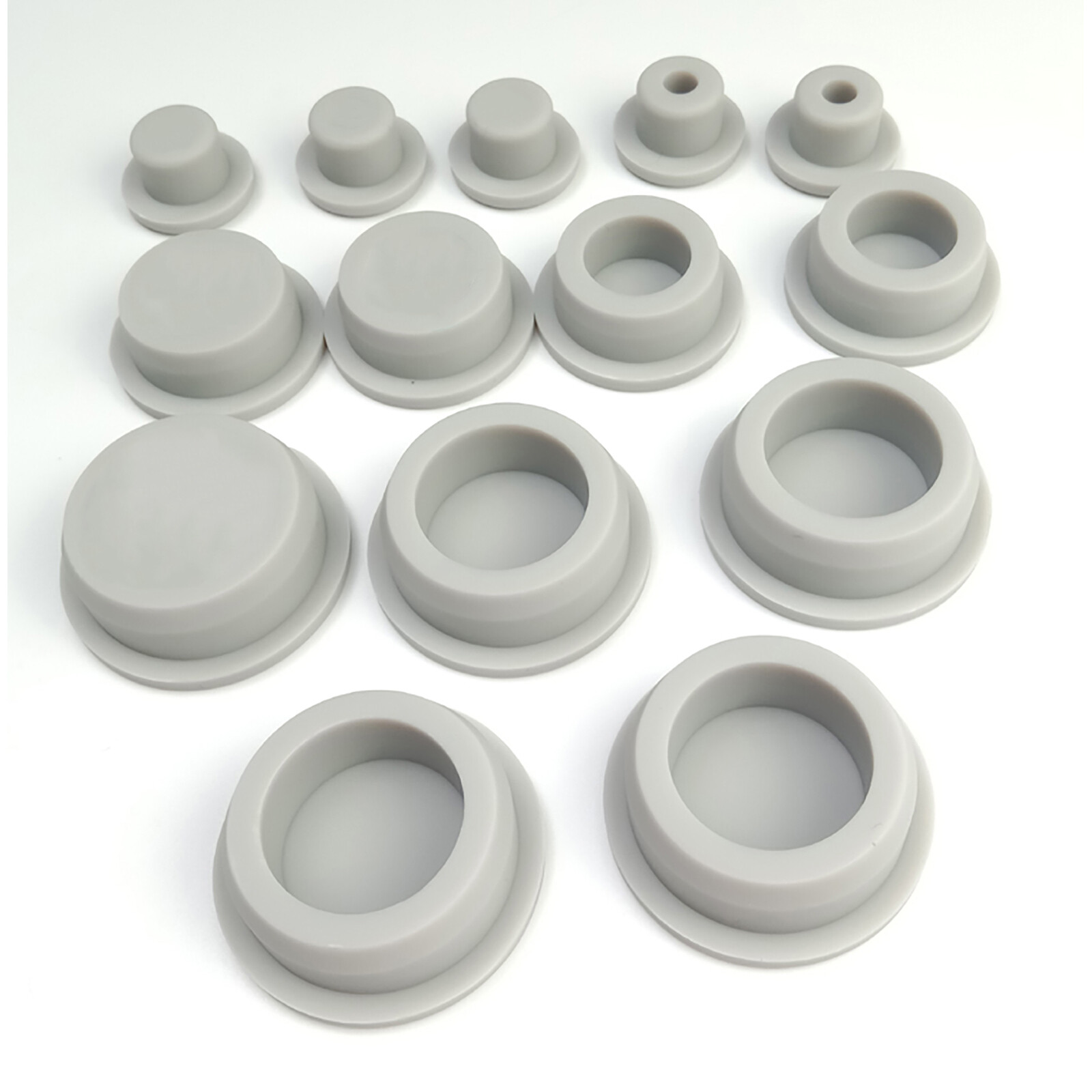 Round Silicone Rubber Seal Hole Plugs Blanking End Caps Seal Bung 13mm ...