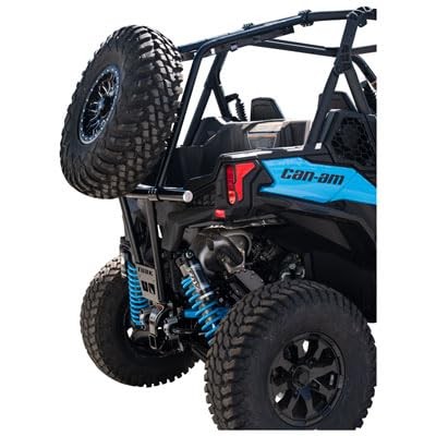 Tusk UTV Rear Bumper, Cargo Rack, & Spare Tire Carrier For CAN-AM ...