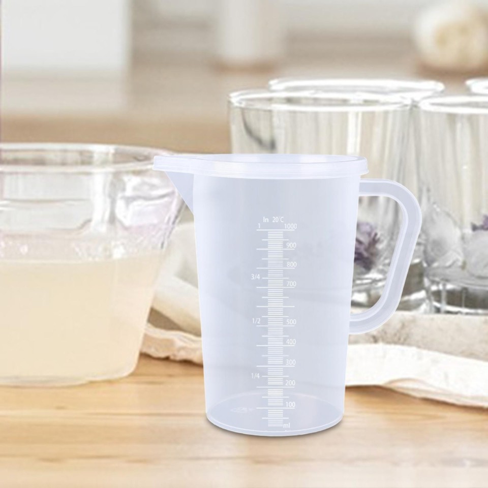 Measuring Cup Pitcher Clear Markings Liquid Measuring Jug for Oil Water ...