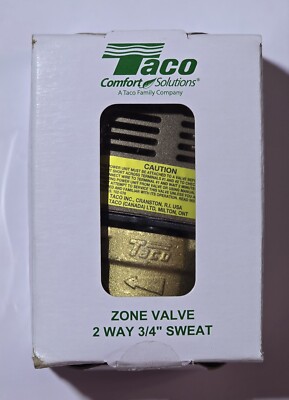 TACO 571-2 ZONE VALVE 2 WAY 3/4" SWEAT GOLD SERIES NEW IN BOX FREE ...