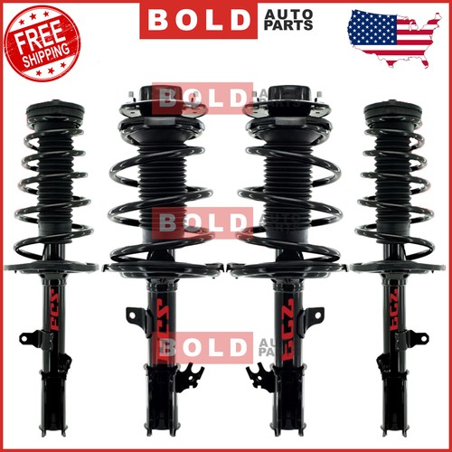 FCS Front & Rear Complete Strut & Coil Spring 4PCS For 2004 2005 TOYOTA ...