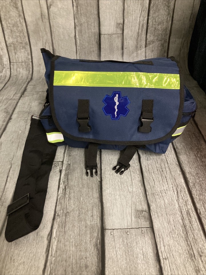 EMT Medic First Responder Trauma EMS Jump Bag w/Dividers | Navy Blue10 ...