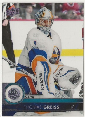2017 2017-18 Upper Deck Clear Cut #125 Thomas Greiss New York Islanders | eBay