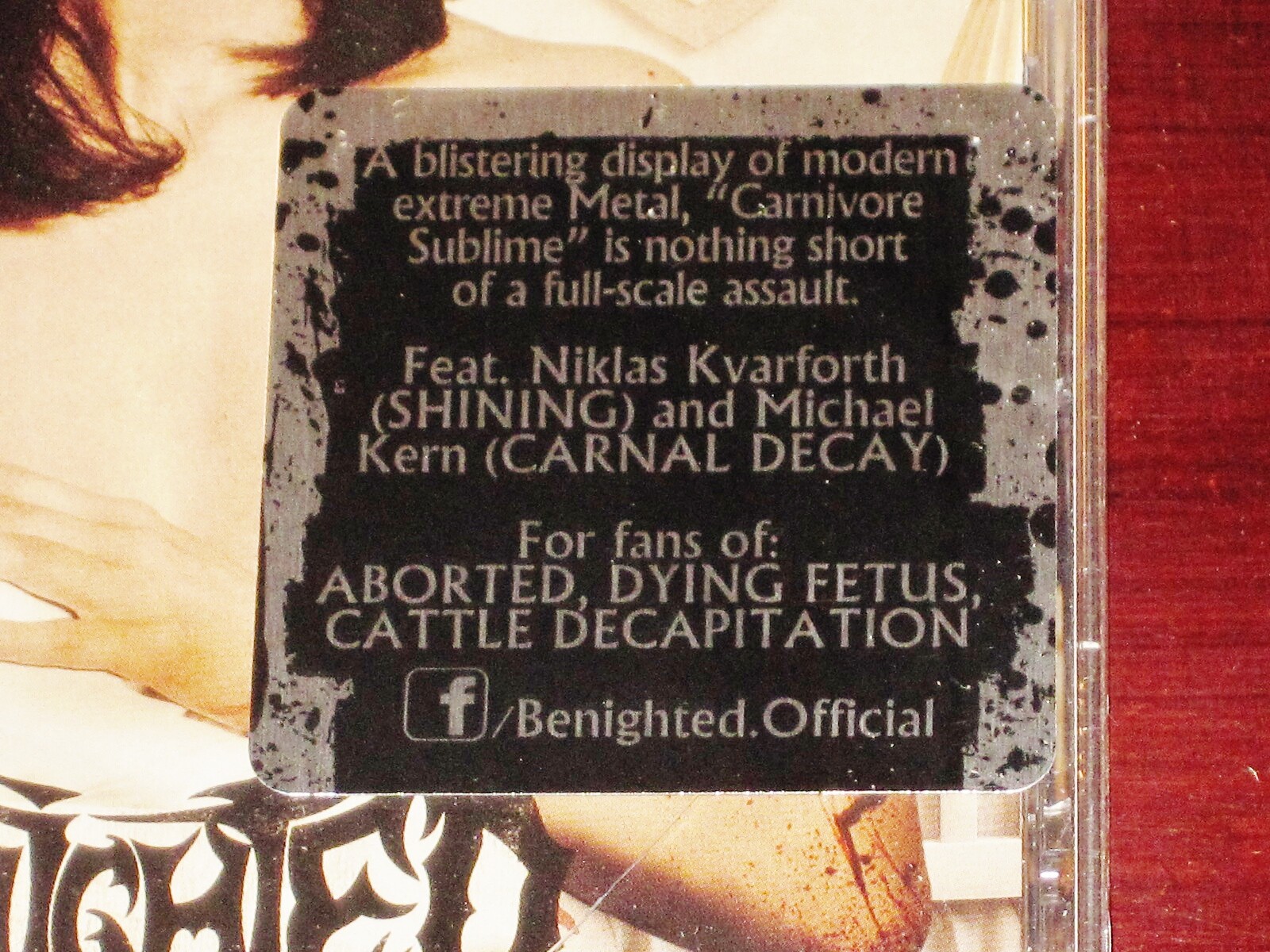 Carnivore Sublime by Benighted (CD, 2014) for sale online | eBay