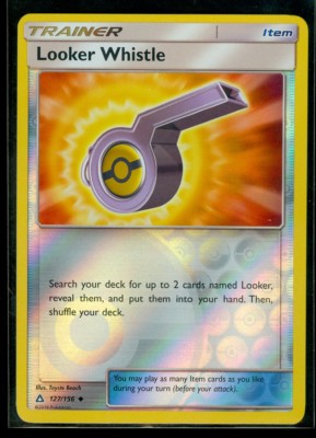 Pokemon LOOKER WHISTLE 127/156 - Ultra Prism - Rev Holo - MINT | eBay