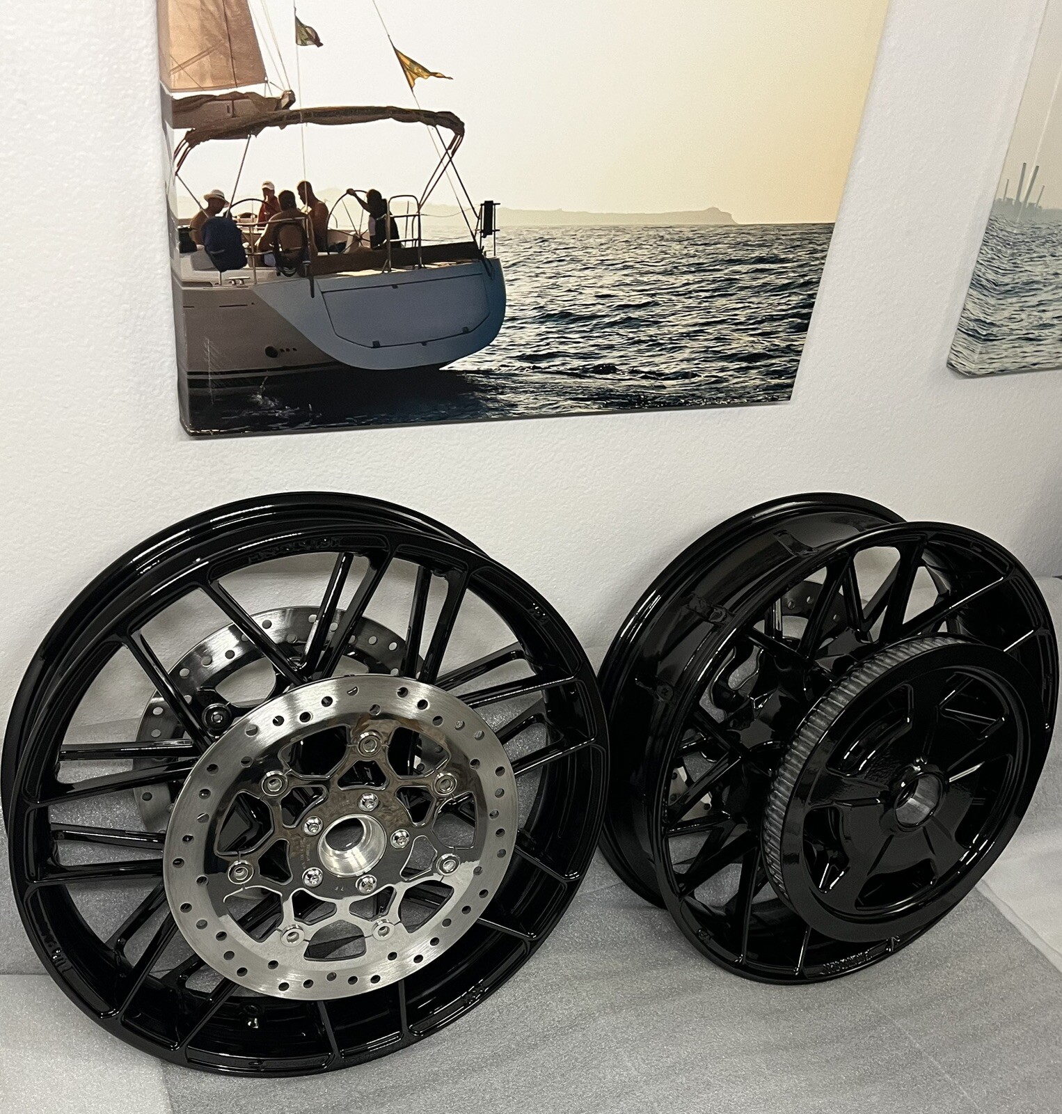 Harley 2024 CVO FUGITIVE Touring STREET GLIDE black Wheels OEM HD Rims ...