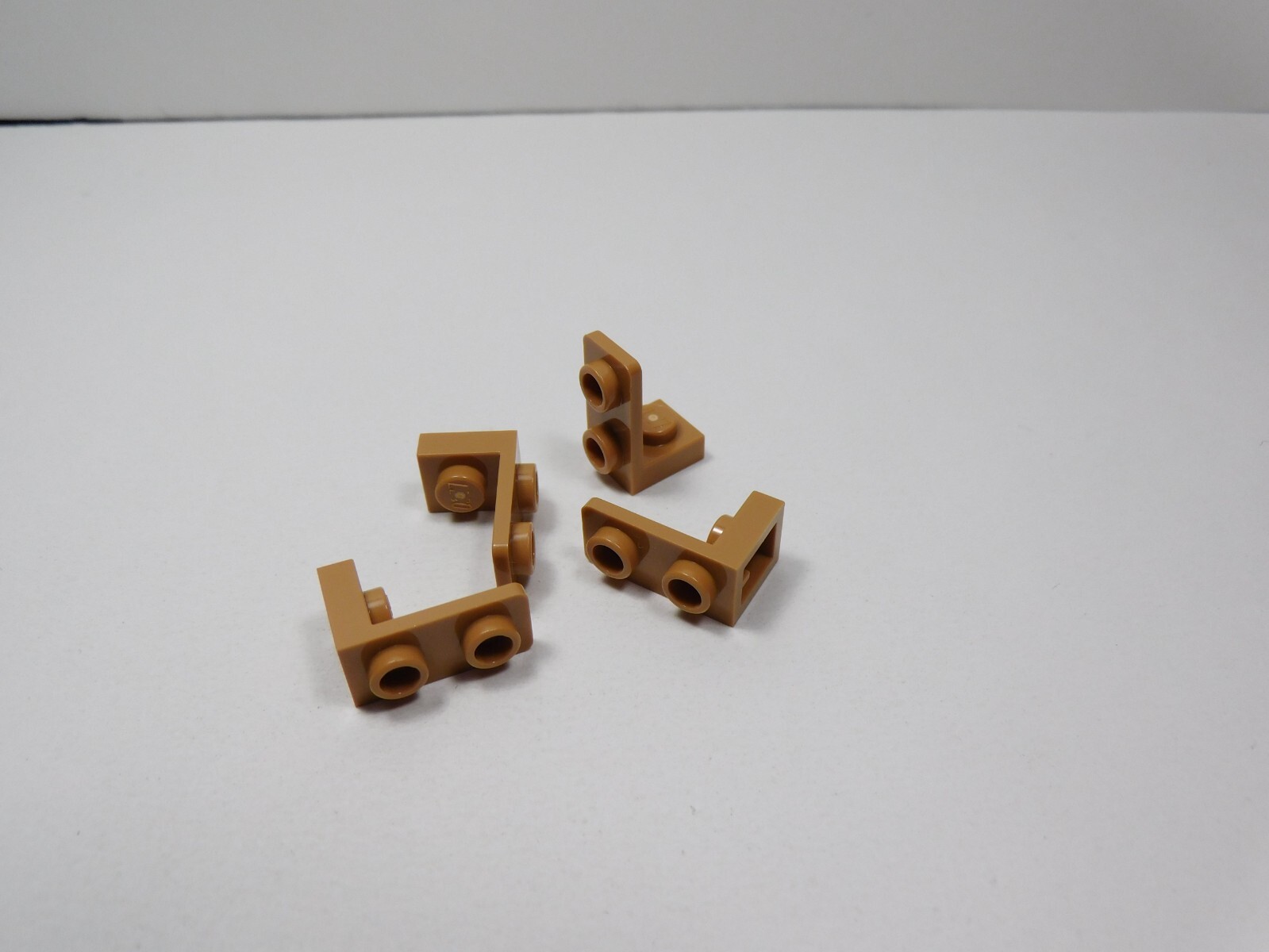 LEGO 4 Medium Nougat 1x1-1x2 Inverted Brackets R5 | eBay