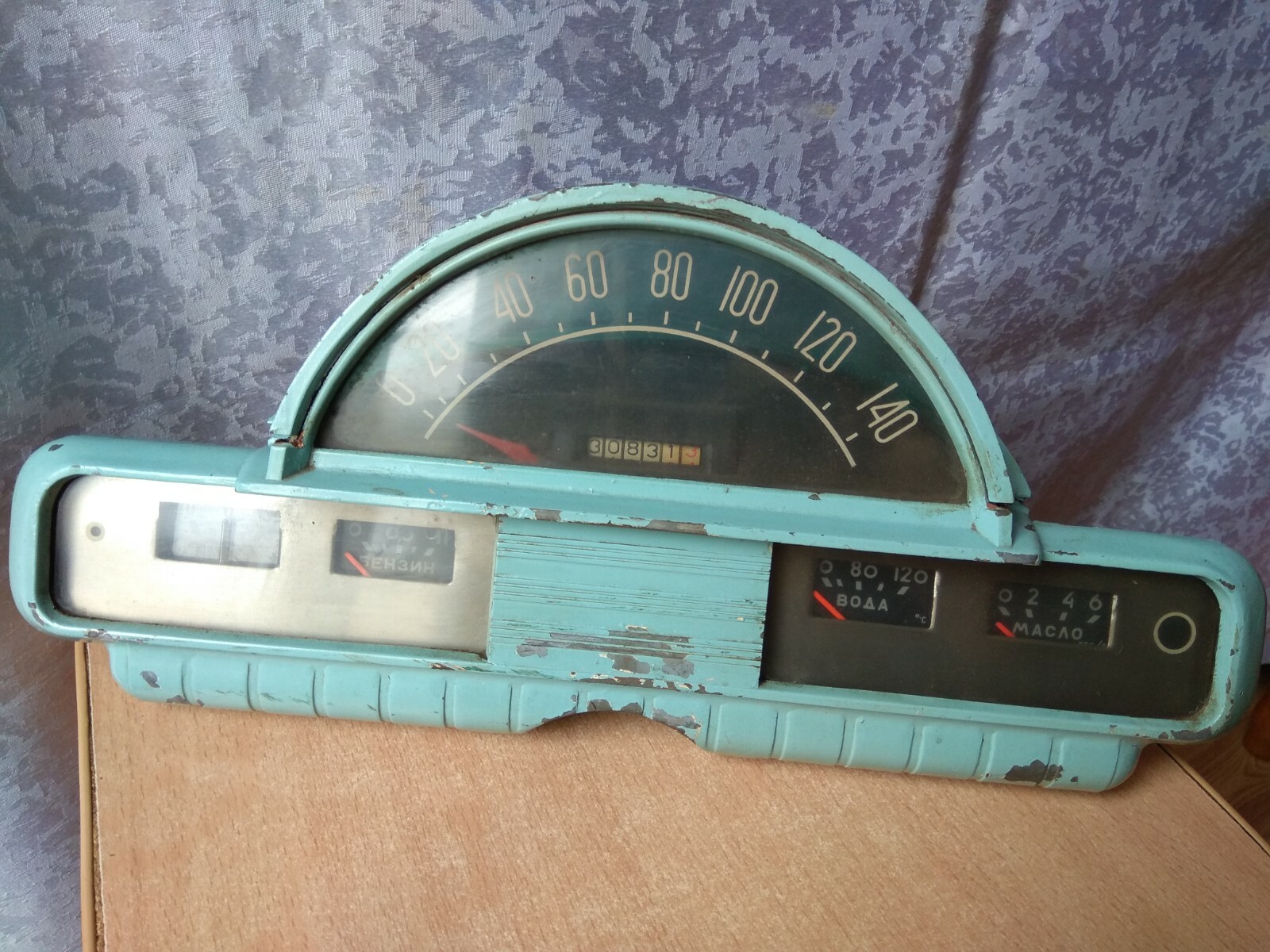 RARE old Volga GAZ 21 Vintage Soviet USSR Original Speedometer ...