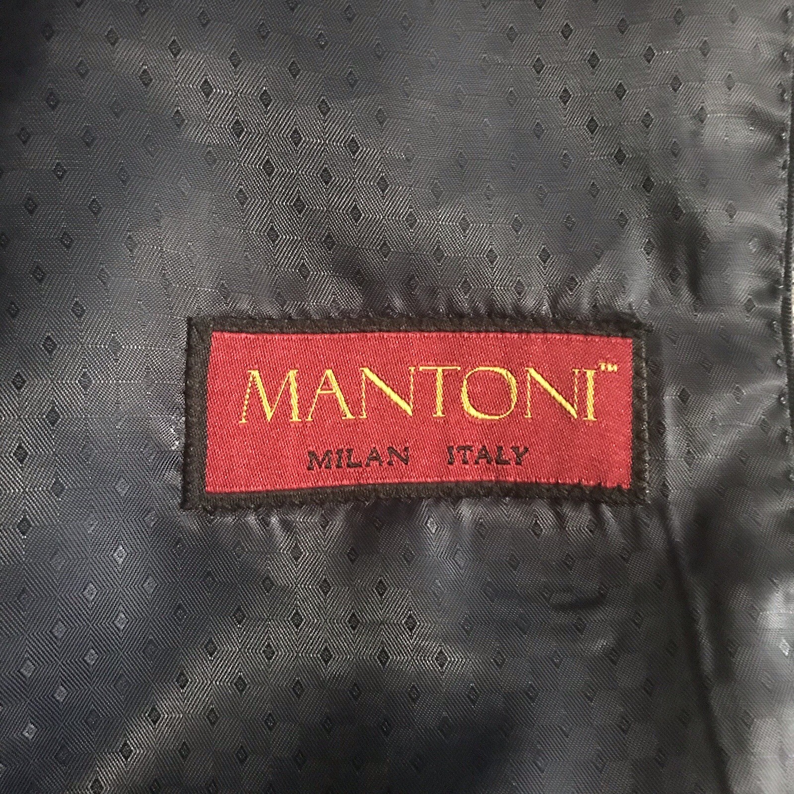 Mantoni Blazer Mens 46 Regular Beige Plaid 100% Wool … - Gem