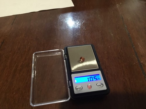 1.05 carat Australian natural Oval CUT RUBYVALE ZIRCON QLD GEM FIELDS ...