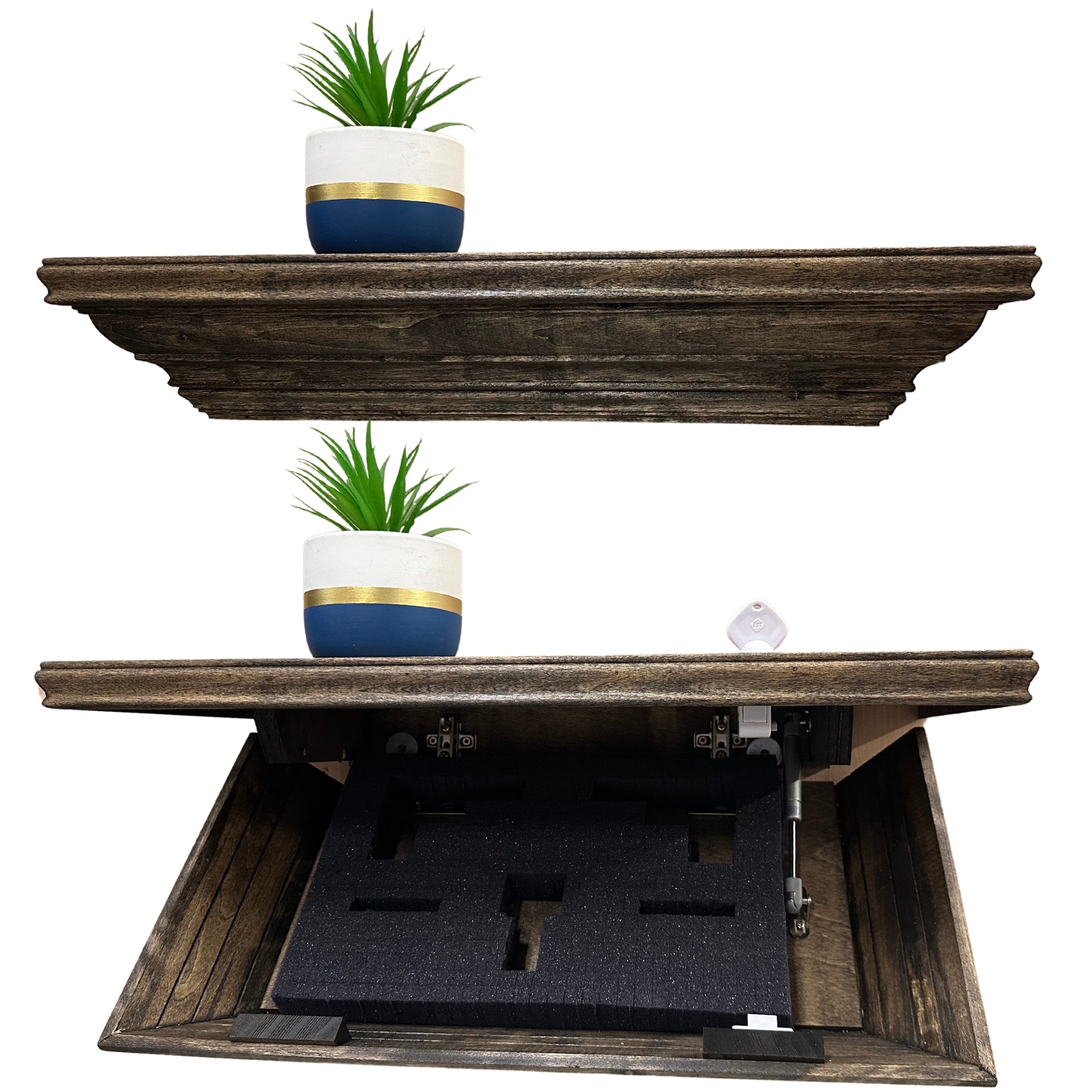 Hidden Gun Storage, Gun Storage Concealment Shelf - Secure Hidden ...