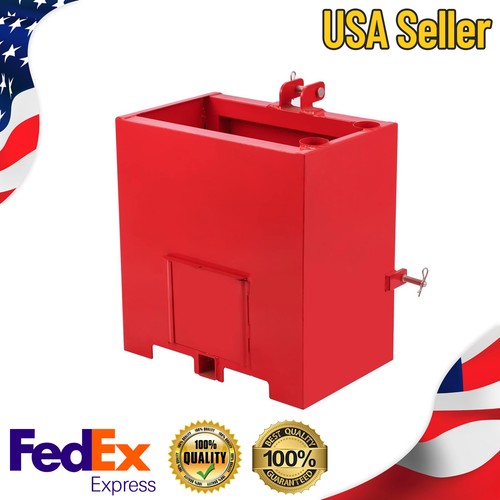 Ballast Box 3 Point Loader 2" Hitches Quick Tach Attachment Category 1 ...