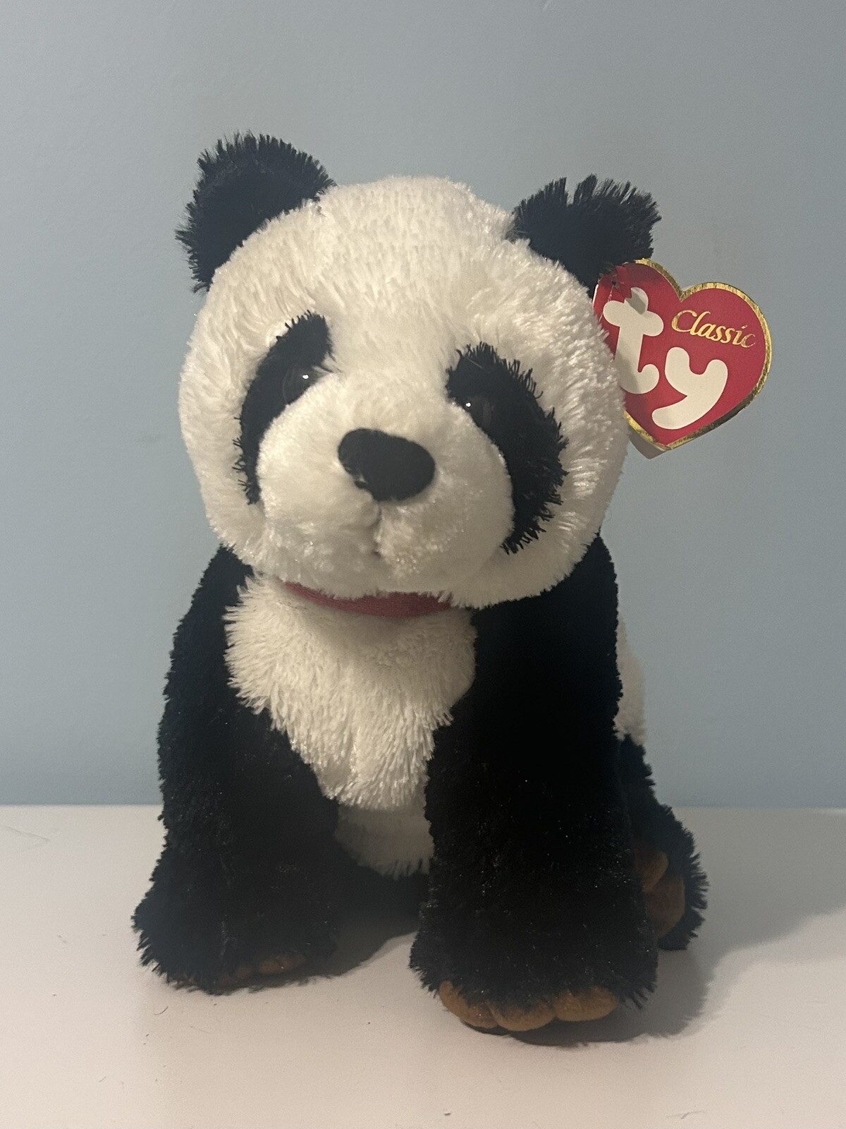 Ty Classic Beckett The Plush Panda Bear 2009 Borders Beanie Buddies for ...