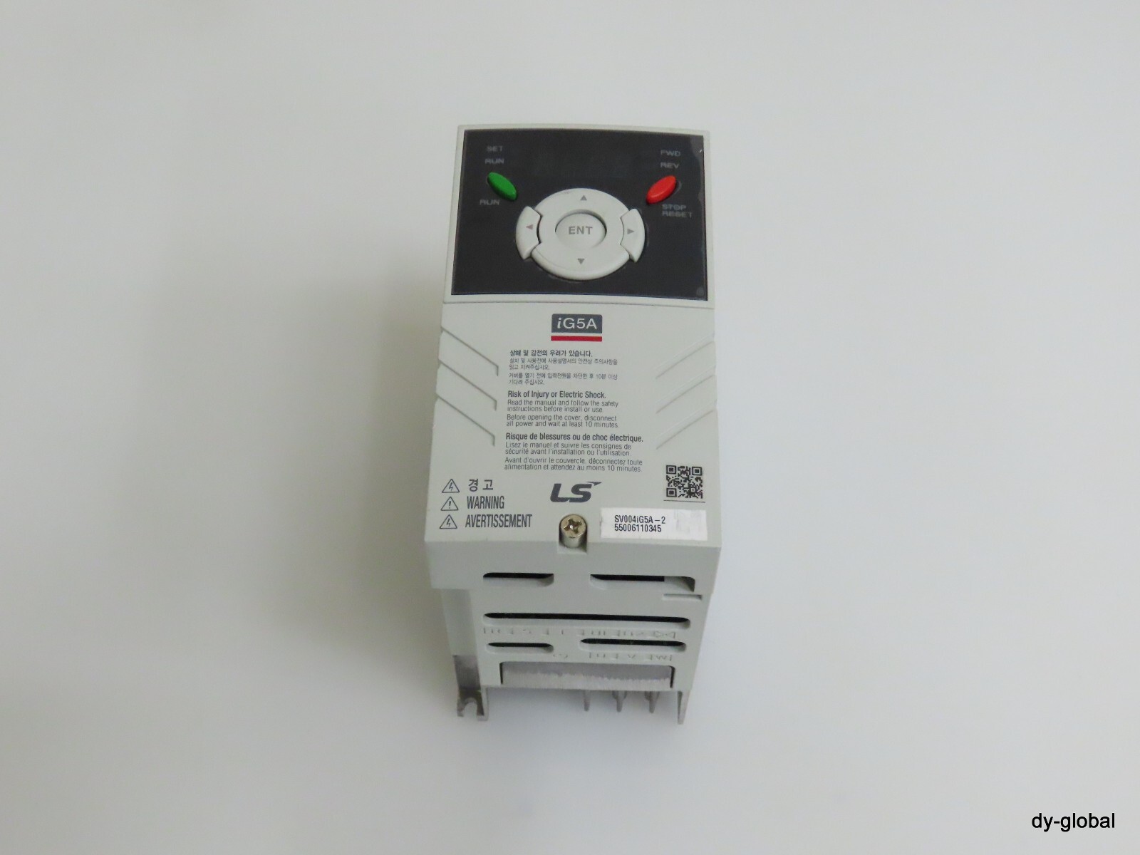 LS used SV004iG5A-2 200-230V 3PHASE 1/2HP 400W Inverter DRV-I-3219=9D1C ...