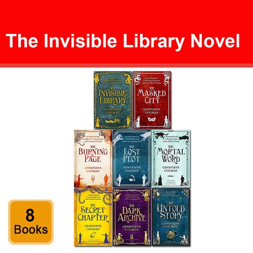 The Invisible Library Novel Series 8 Books Collection Set by Genevieve ...