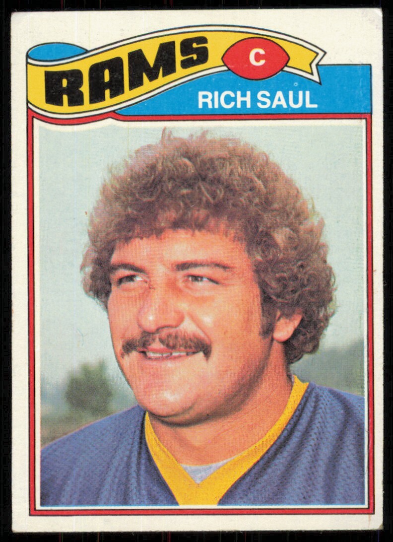 1977 TOPPS RICH SAUL B LOS ANGELES RAMS #246 VG/EX | eBay