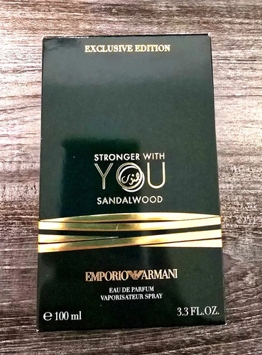 Stronger With You Sandalwood Eau De Parfum 3.3 oz Men’s Fragrance Free ...