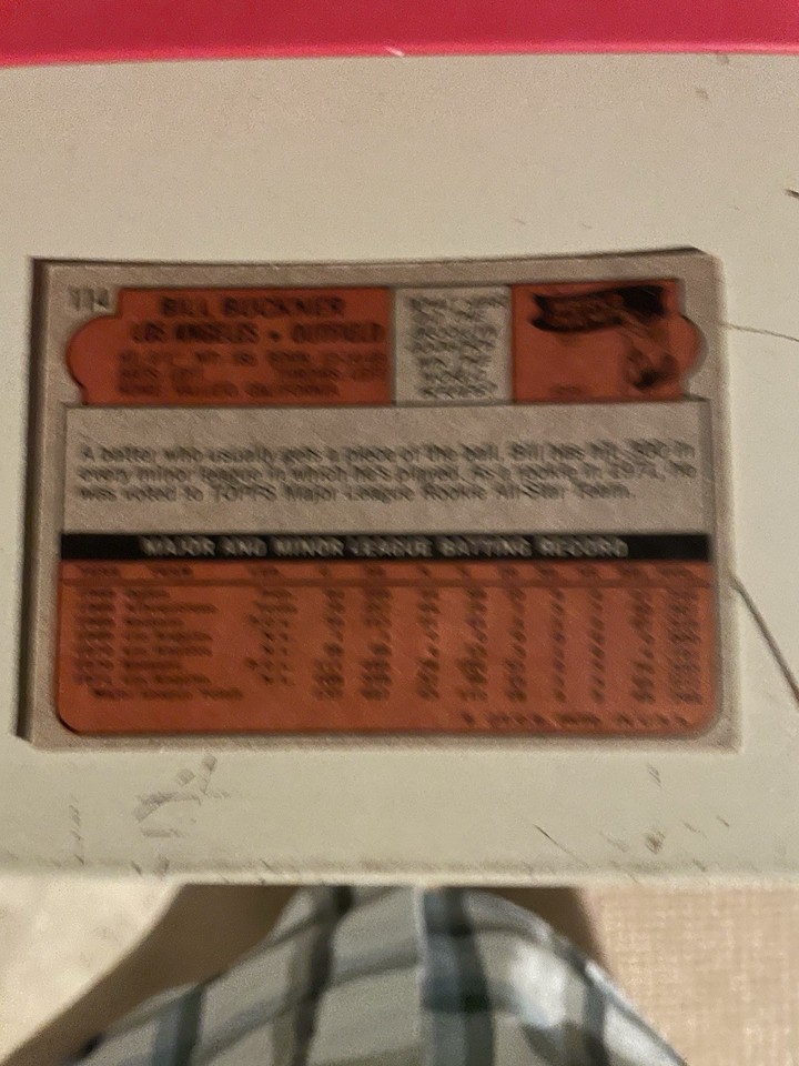 Bill Buckner~ 1972 Topps #114 | eBay