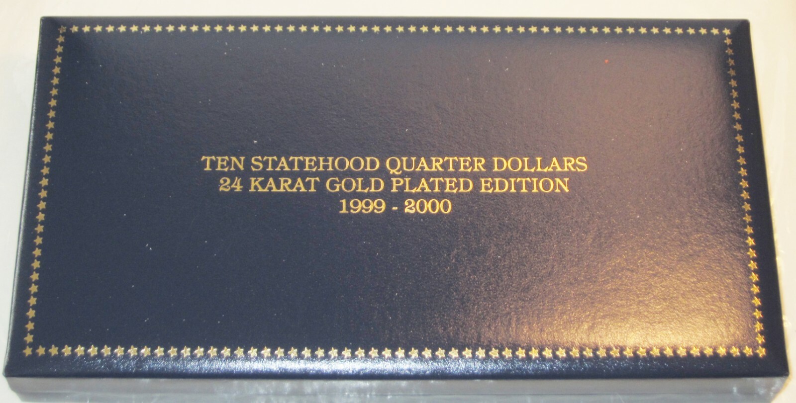 Ten Statehood Quarter Dollars 24 Karat Gold Plated Edition 1999-2000 ...