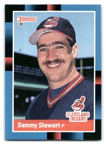 Sammy Stewart 1988 Donruss #596 Cleveland Indians BASEBALL | eBay