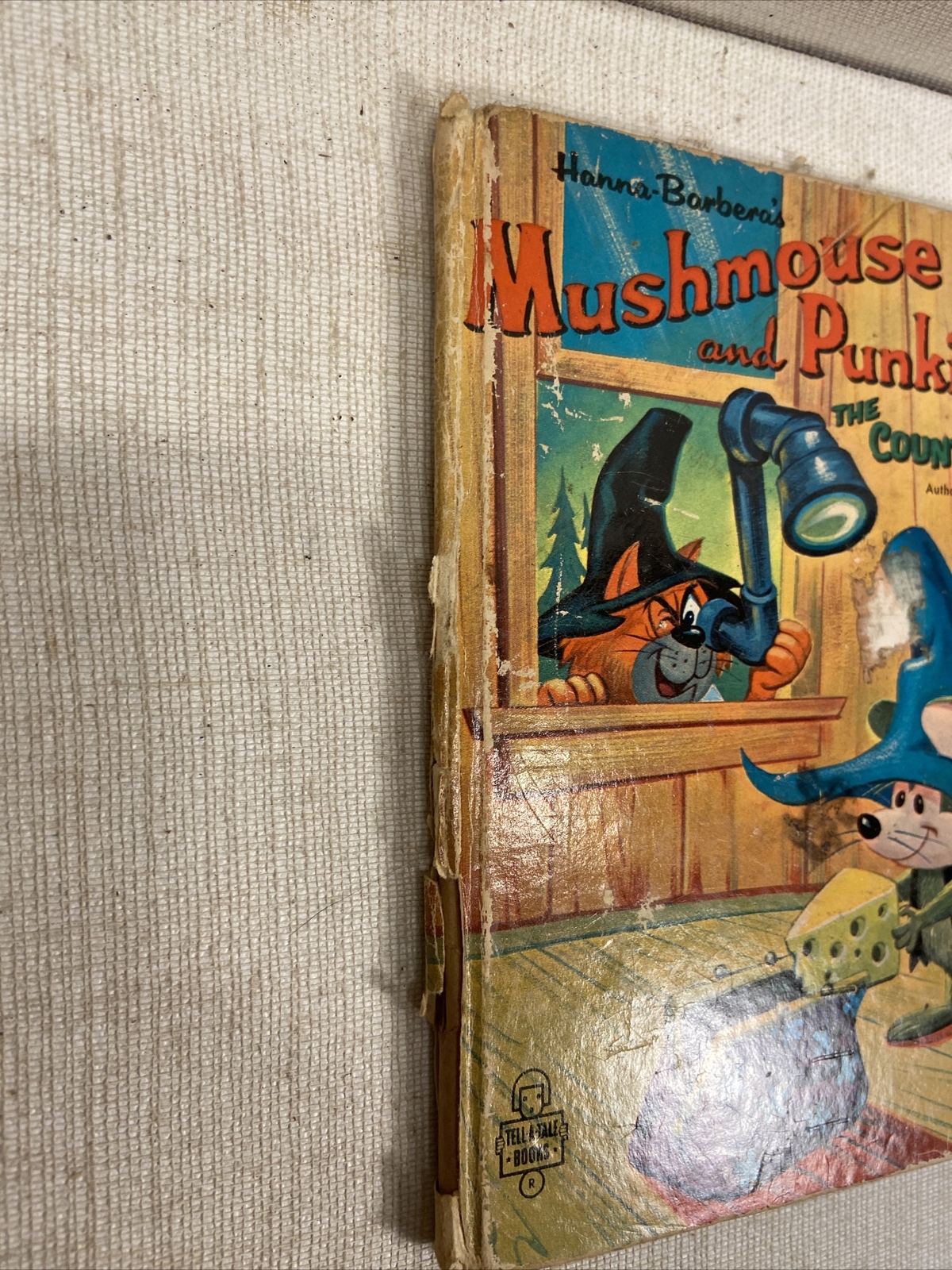 1964 MUSHMOUSE AND PUNKIN PUSS TELL-A-TALE BOOK,Hanna-Barbera,haymouse ...