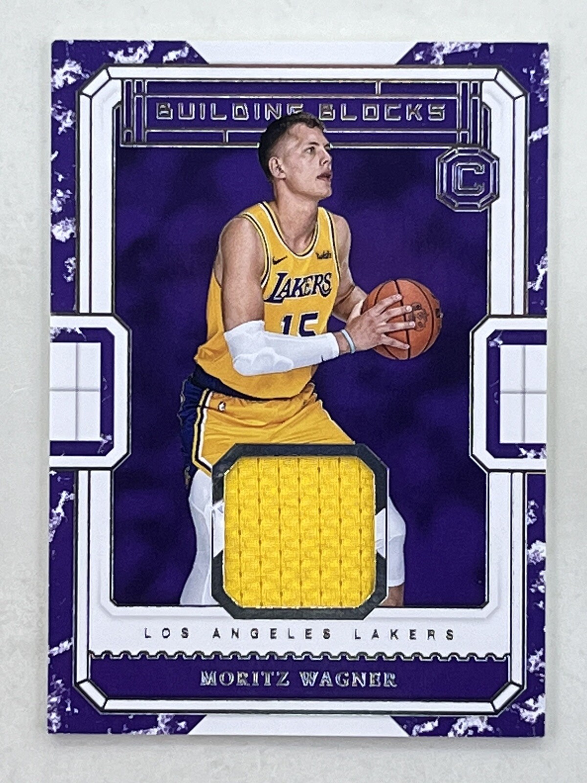 2018-19 Panini Cornerstones - Building Blocks Memorabilia Moritz Wagner ...