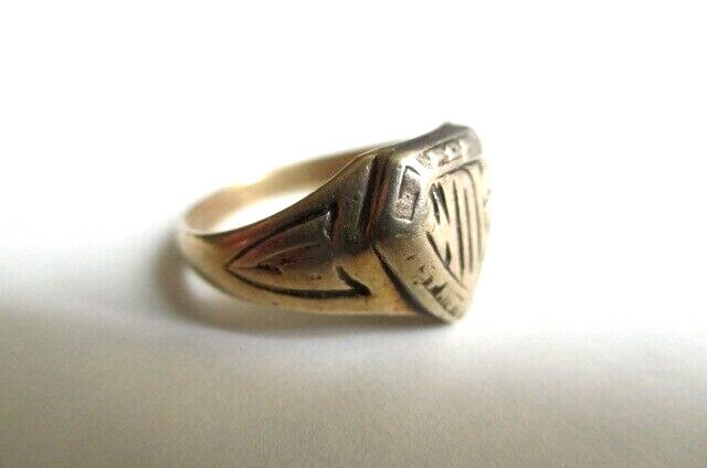 Antique H.R.TERRYBERRY Grand Rapids 10K Gold Initial Signet Ring 4 | eBay