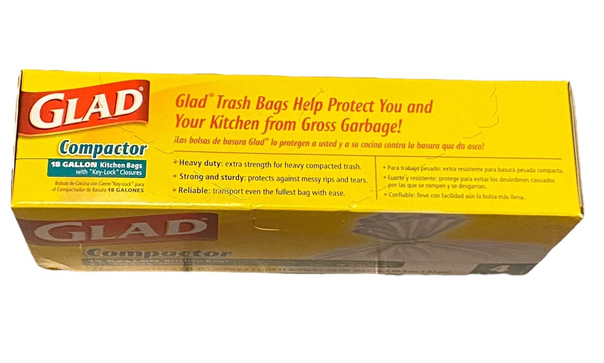 Glad Compactor Bags Compactor Bags Standard Strength (flat Pack Of