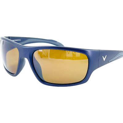 Callaway Comanche Men's Plastic Wrap Polarized Sunglass BLU Blue 62-18 ...