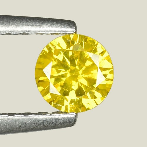 0.31cts 4.3mm Yellow Natural Loose Diamond "SEE VIDEO" | eBay