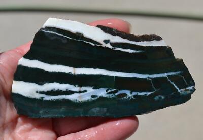 Green Zebra Jasper Slab | eBay